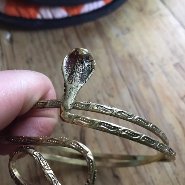 Egyptian Snake Armlet | Arm Band - Etsy