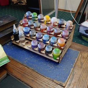 28 Pot Gw/citadel Modular Paint Rack - Etsy