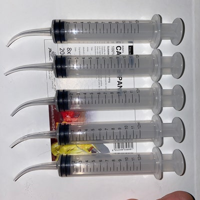 5pc. Craft Syringes With Curved Ends. Pinpoint Dispensing. 15ml ...