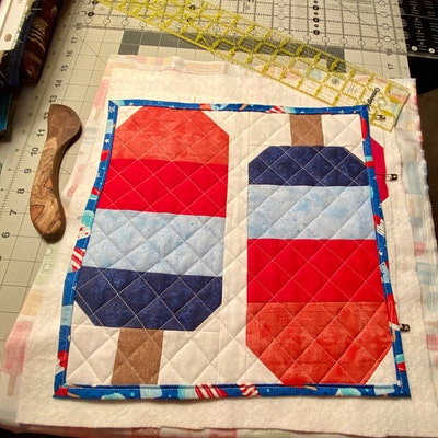 PDF Pattern Ice Pops Quilt Block Pattern, Traditional Quilt Block ...