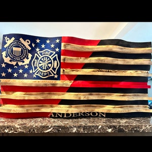 Challenge Coin Display, Waving Flag, Handmade, Challenge Coin Holder - Etsy