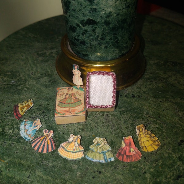 VICTORIAN Miniature Paper Doll Set #1 – 1:12 Miniature Paper Doll ...