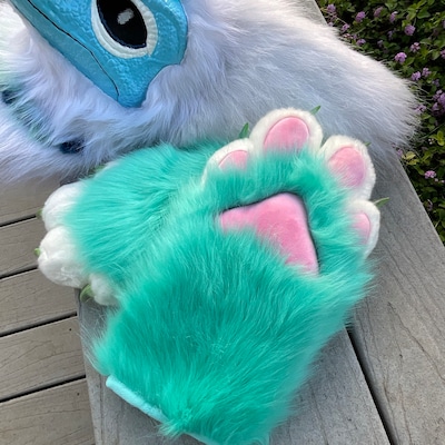 Custom Furry Cat Hand Hooves With Claws, Cosplay Furrysuit Paws for ...