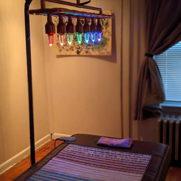 12 Sided Vogel Style Clear Quartz Crystal Light Bed, Chakra Bed by ...