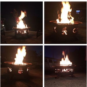 Custom Logo Fire Pit | Etsy