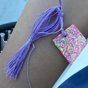 Pastel Glitter Bookmarks, Spring, Girly Gifts, Easter, Pretty Gift for ...