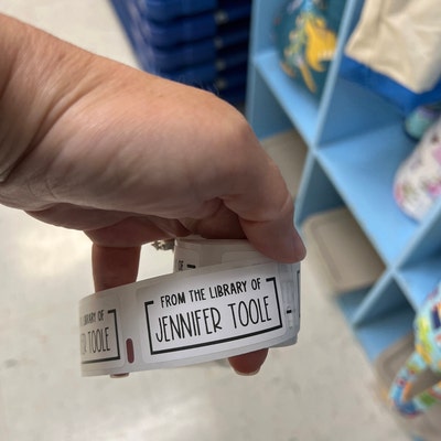 Teacher Book Labels Teacher Name Labels Personalized Teacher Stickers ...