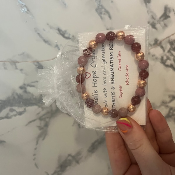 Self-confidence Communication Aid Crystal Healing Gemstone Bracelet ...