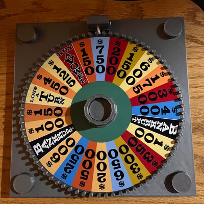 Early 80s Era Wheel of Fortune Board Game Wheel Spinner Wheel Itself is ...