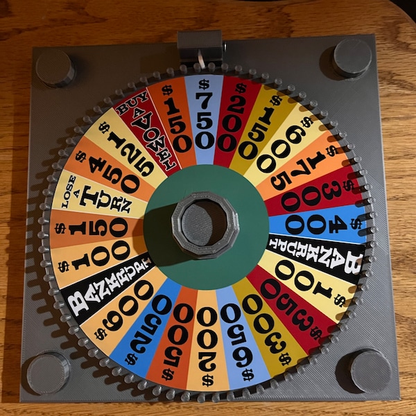 Early 80s Era Wheel of Fortune Board Game Wheel Spinner - Wheel Itself ...