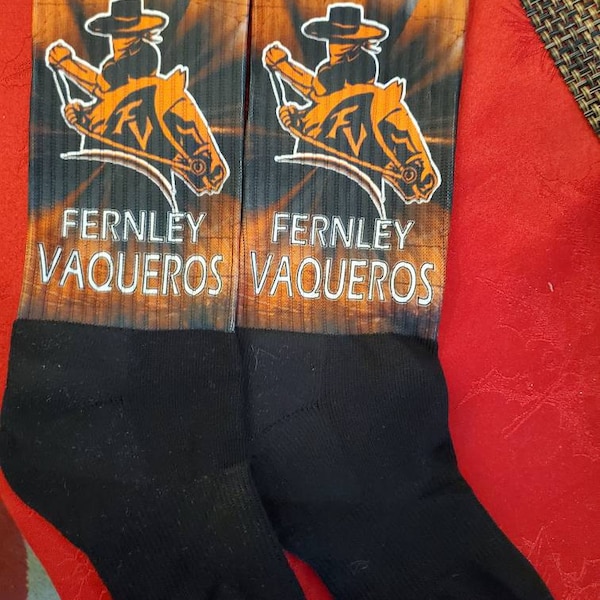 Custom Fireman Socks, Firefighter Wife, Thin Red Line, Firefighter Gift ...