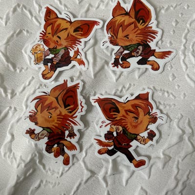Chihauhau Chilchuck Stickers Dungeon Meshi - Etsy