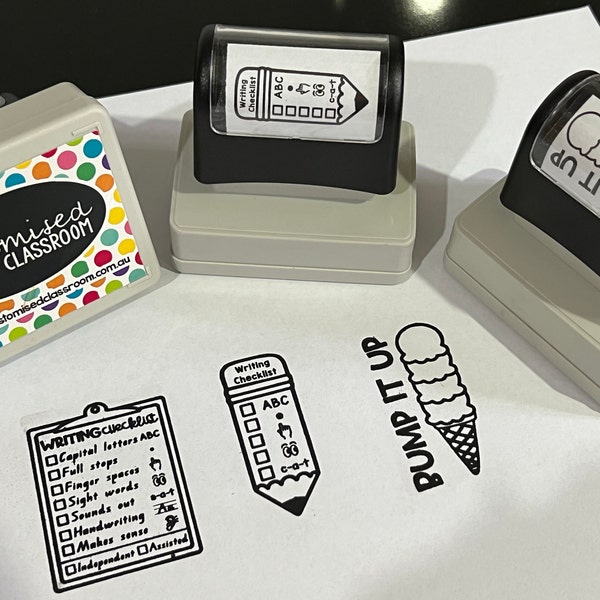 Personalised Teacher Stamps Reward Stamp Token Economy Stamp - Etsy