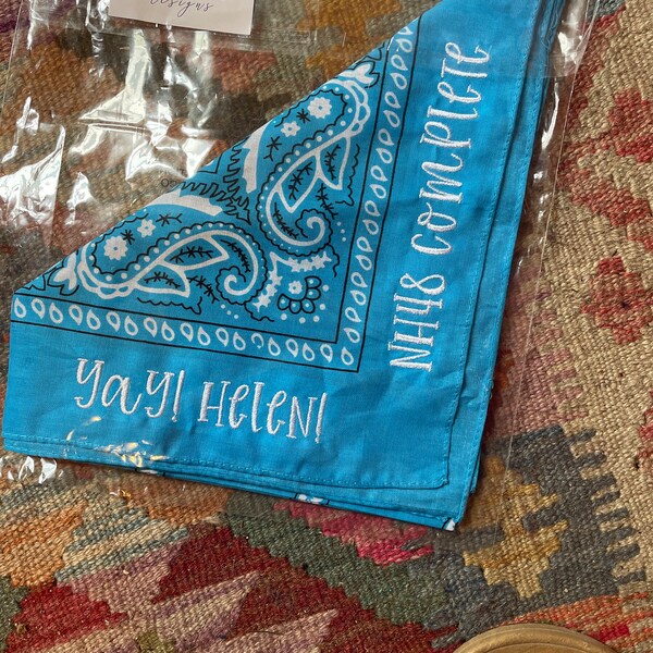 Personalized Bandana // Custom Bandana - Etsy