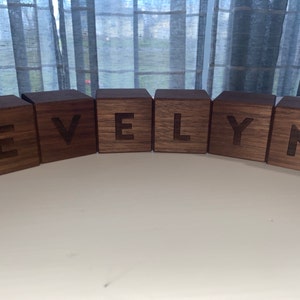 Custom Name Wooden Blocks handmade Personalized Blocks on | Etsy