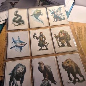 D&D Phandalin NPC Cards, Lmop, Doip, Pabtso, Tokens, Foldable Board ...