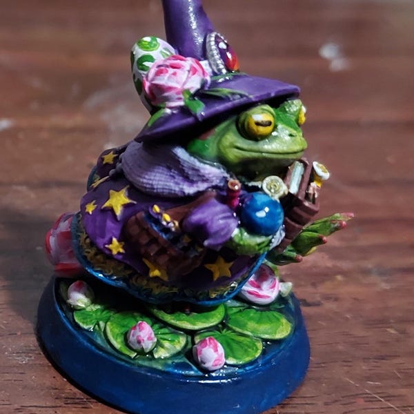 Tomato Frog Wizard | Tabletop or Display Scale | D&D Humblewood TTRPG ...