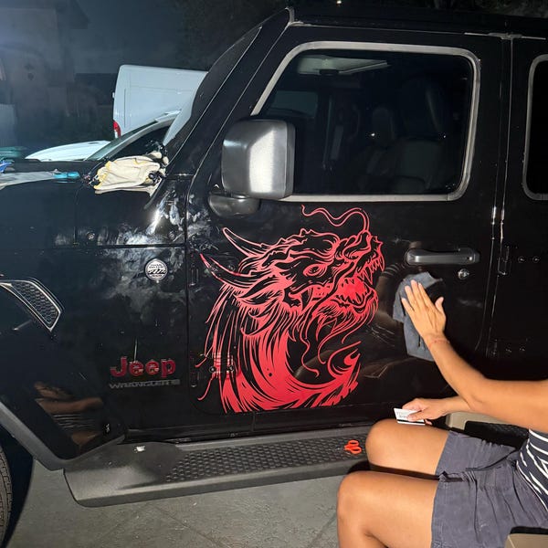 Punisher Army Star Jeep Decal 2 Pcs - for All Cars Custom Sticker Decal ...