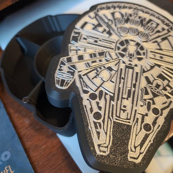 Star Wars Millennium Falcon Dnd Dice Tray - Etsy