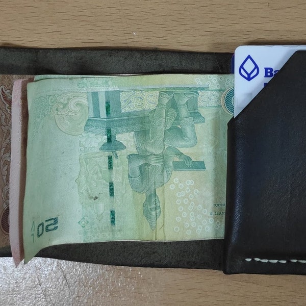 Leather Card Holder "coil" Wrap Wallet Digital PDF Template Pattern - Etsy