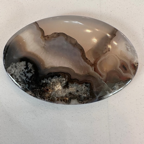 Natural Raw Agate, Moss and Flower Agate, 18 Pieces Agate, Dendritic ...