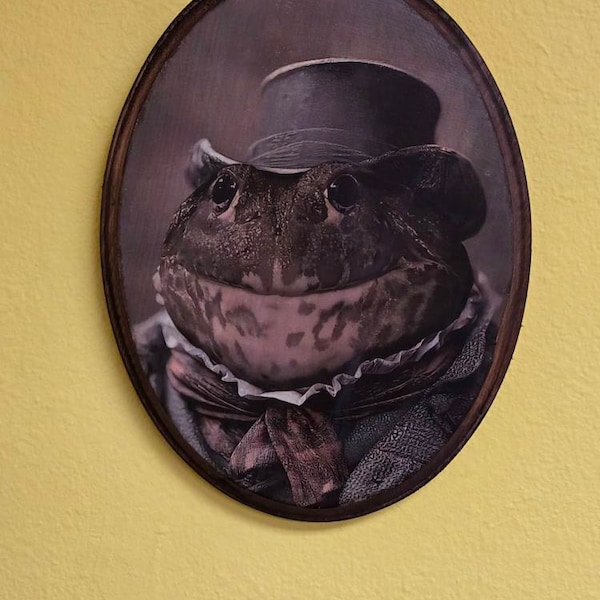 Mr Alligator Victorian Portrait Vintage Style Gator Cottagecore Animal ...
