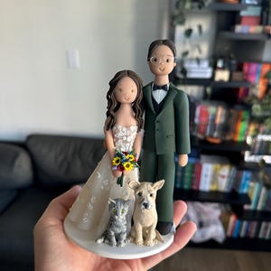 Horror Film Inspired Wedding Cake Topper Halloween Cake Topper ...