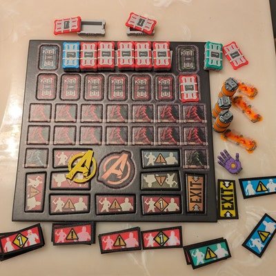 Marvel Zombicide 3D Interactive Tokens Sentinel Hand, Avengers Sign and ...