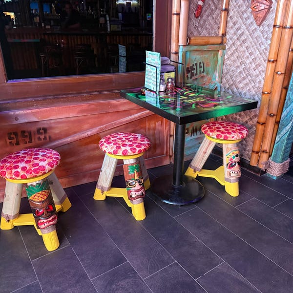 Novelty Tiki-totem Bar Stools - Etsy