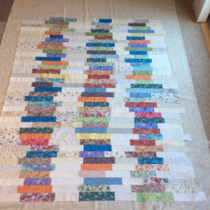 The Stacks Quilt Pattern, Modern Quilt Pattern, Scrap Quilt Pattern, Easy Quilt Pattern, PDF ...