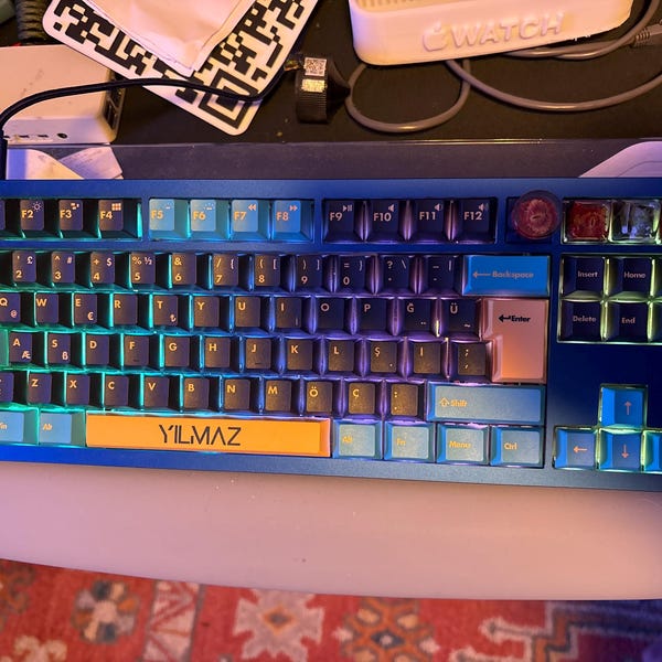 Blue Pottery Goblin-designed 65 Keyboard - Etsy