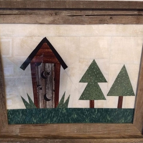 OUT HOUSE Paper Piece Block Pattern in PDF - Etsy