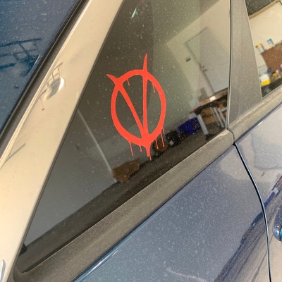 V for Vendetta Vinyl Sticker Decal for Laptops, Phones, Cars, & More - Etsy