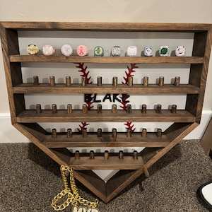 Baseball Homeplate Ring Ball Display JR6 - Etsy
