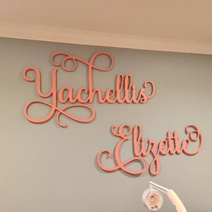 Name Sign Cutout Wall Decor Letters Wall Hanging Custom - Etsy