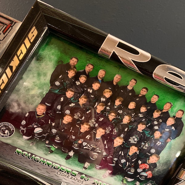 Set of 4 Hockey Puck Frames-free SHIPPING in US - Etsy