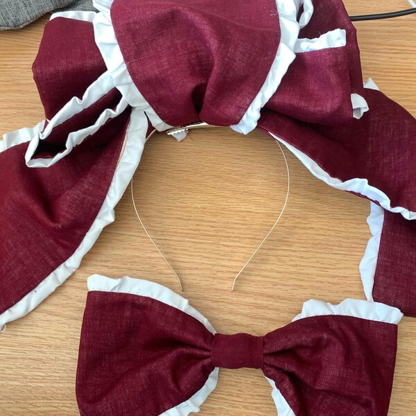 Touhou Project Reimu Hakurei Cosplay Hairbow | Accessories Red ...