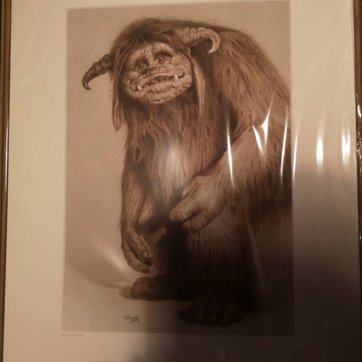 Limited Print of My Pastel Drawing of Ludo From Labyrinth - Etsy