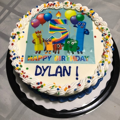 Numberblocks 5th Birthday Tshirt Design PNG Digital File for - Etsy