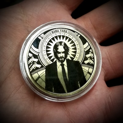 John Wick Coin .svg .ai - Etsy