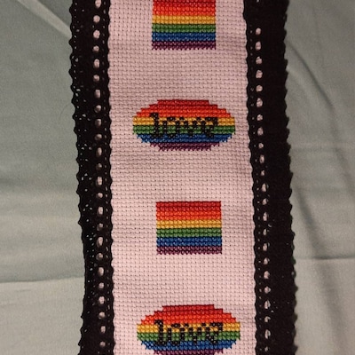 Pride Pack 20 Mini Cross Stitch Patterns, LGBTQ, Rainbows, Bunting ...