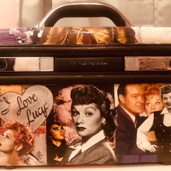 MADE TO Order-upcycled Vintage Train Case-marylin Monroe Inspired ...