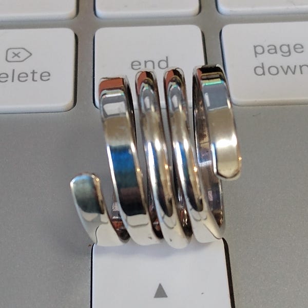 Scandia Affinerings Vaerk Danish 8K Gold Ring. Size: 16 Mm US 6 - Etsy