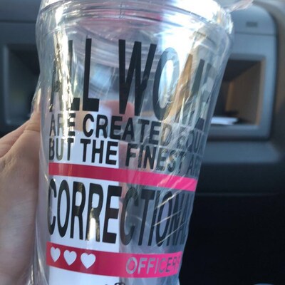 Personalized Corrections Cup, Correctional Officer Gift, Correctional ...