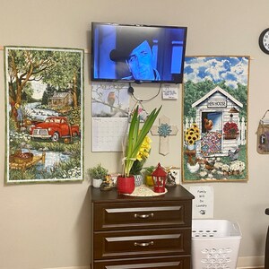 Quilted Wall Hanging Utopia Tree Door Banner Tree Wall Quilt - Etsy