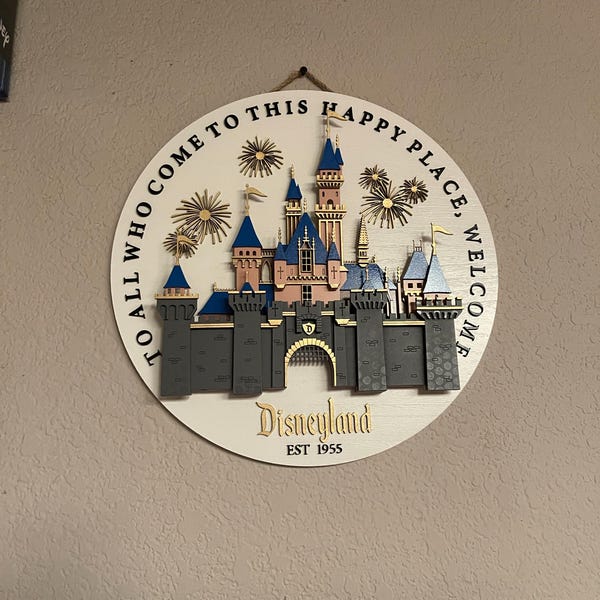 It's A Small World Sign | Small World Clock Face | Fantasyland Decor ...