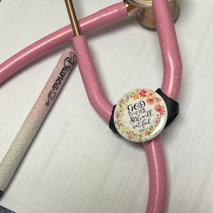 Bible Verse Stethoscope ID Tag, Choose From 24 Verses, Cardiology ...