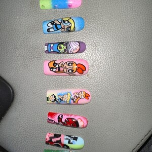 Custom Character Inspired Press on Nails - Etsy