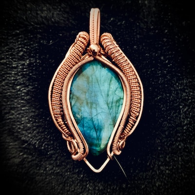 Gaia : Wire Wrapping Pendant Tutorial, Wire Weaving Tutorial, Wire Wrap ...