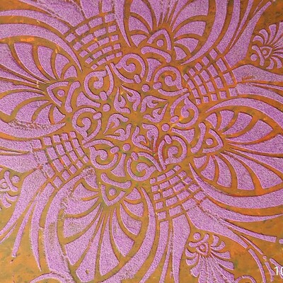 Atomic Kaleidoscope Mandala. Wall / Art / Craft / Painting / - Etsy